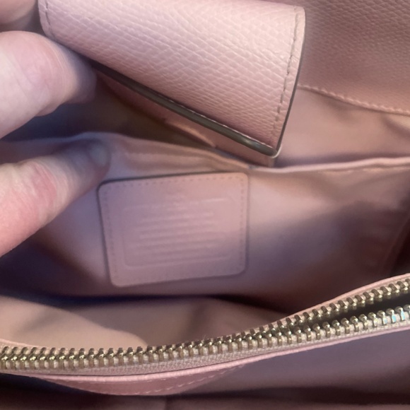 Coach | Bags | Coach Border Stud Small Margot Carryall Petal Purse ...